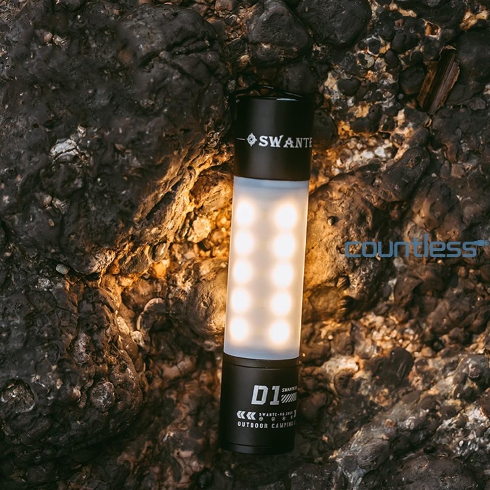 [countless.ph] Swante LED Camping Lamp Waterproof 2600mAh Hanging Flashlight for Fishing Hiking ...