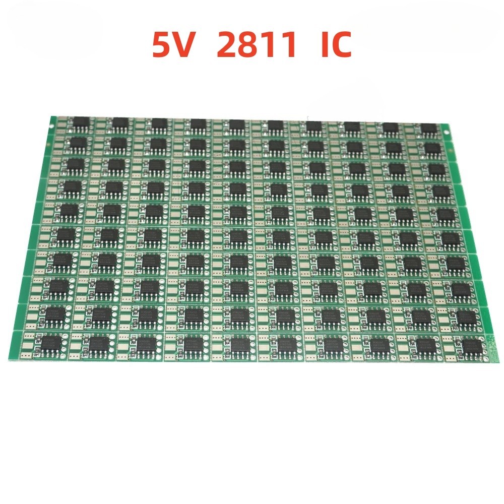 50-100pcs/pack DC5V ws2811 IC led Circuit Board PCB WS2811 LED RGB ...