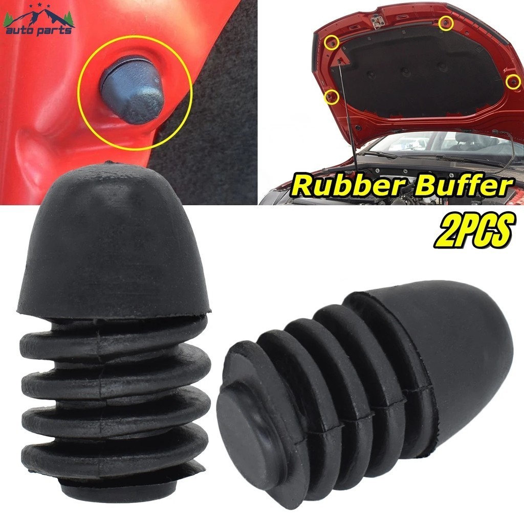 2Pcs Car Hood Lid Rubber Stop Buffer - Dampers Buffer Pad - Rubber ...