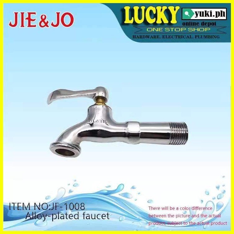 ஐ ∈ JF-1008 Alloy-Plated Faucet 1/2X2 Hose Bibb | Shopee Philippines