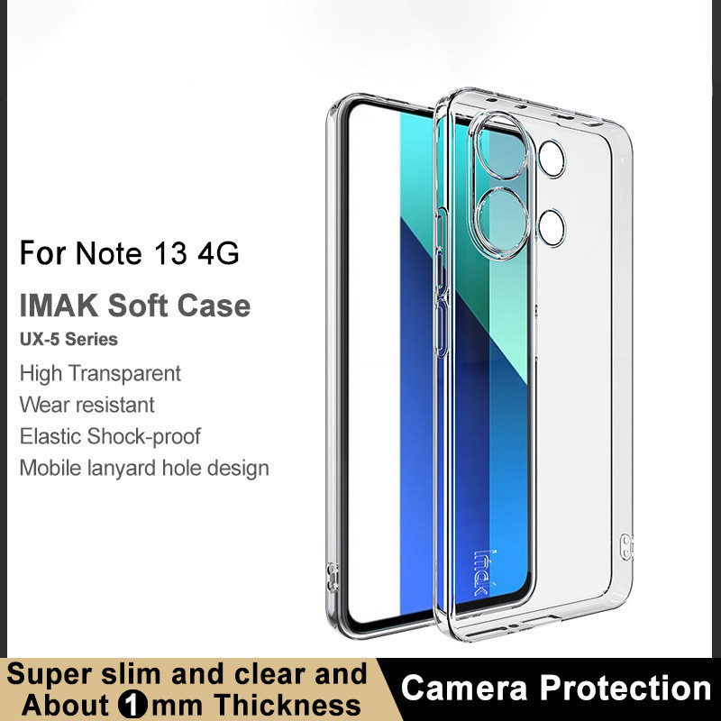 IMAK Soft Case for Xiaomi Redmi Note 13 Note 14 Pro Pro+ 13R 12 12R Pro ...
