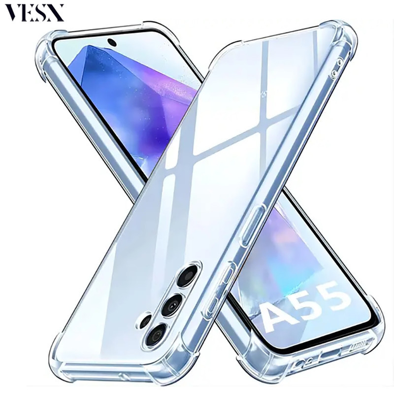 Transparent Shockproof Soft Phone Case Cover For Samsung ss Galaxy A55 A54 A53 A35 A34 A33 A25 ...