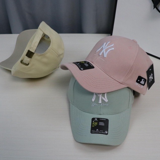 Street Wear Candy Color NY Baseball Cap Fashion All-Match peaked cap ...