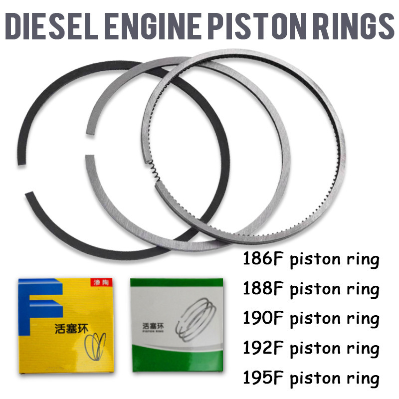 Piston Ring Set Std 186F 186FA Aircooled Diesel Engine | Shopee Philippines