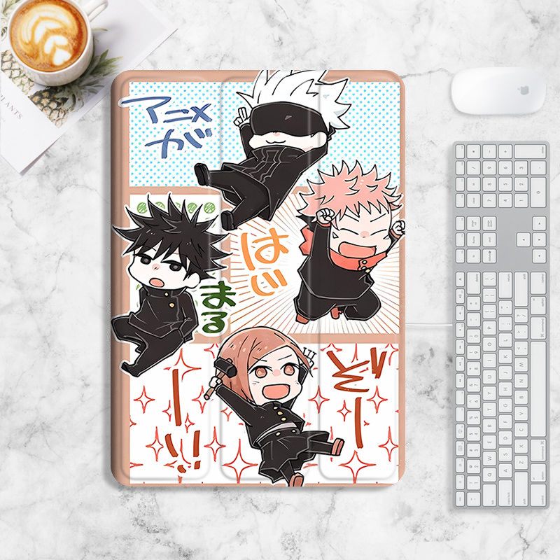 jujutsu kaisen case iPad 10.2 gen 7 8 9 air1/2/3/4 5 Satoru Gojo case ...