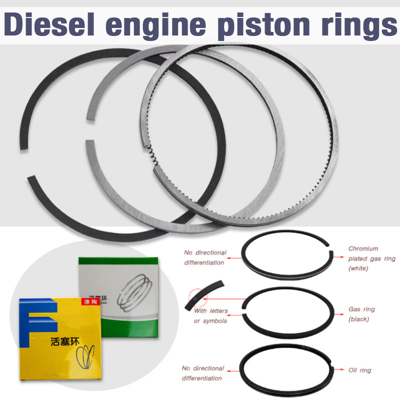 Piston Ring Std 170F 178F 186F 186FA 188F 190F 192F Air Cooled Diesel ...