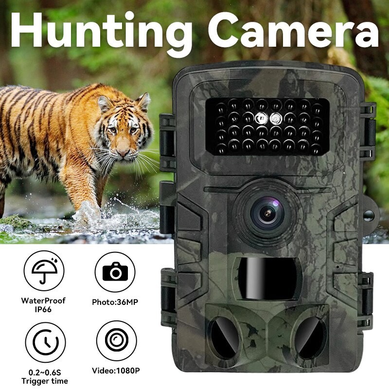 HUNTERCAM 2.7K Wildlife Hunting Trail Game Camera Motion Activated ...
