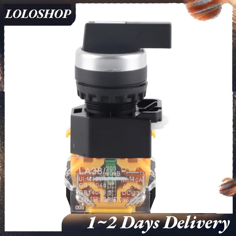 Loloshop1 3 Position Momentary Switch Long Handle 22mm Auto Reset ...