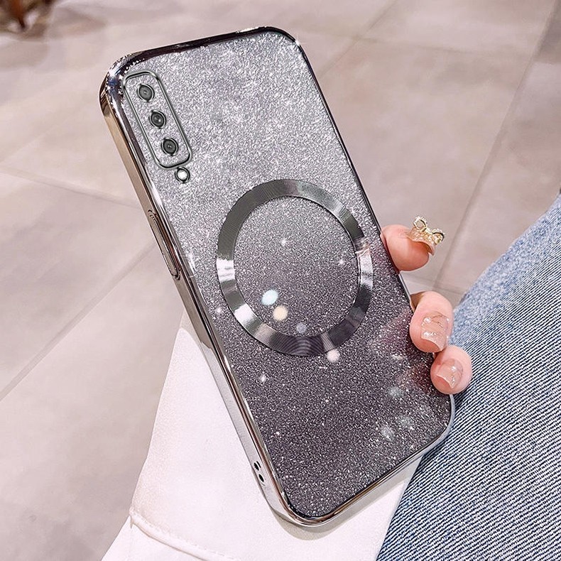 Casing Samsung A7 2018 A50 A70 A30S A50S A750 Plating Transparent ...