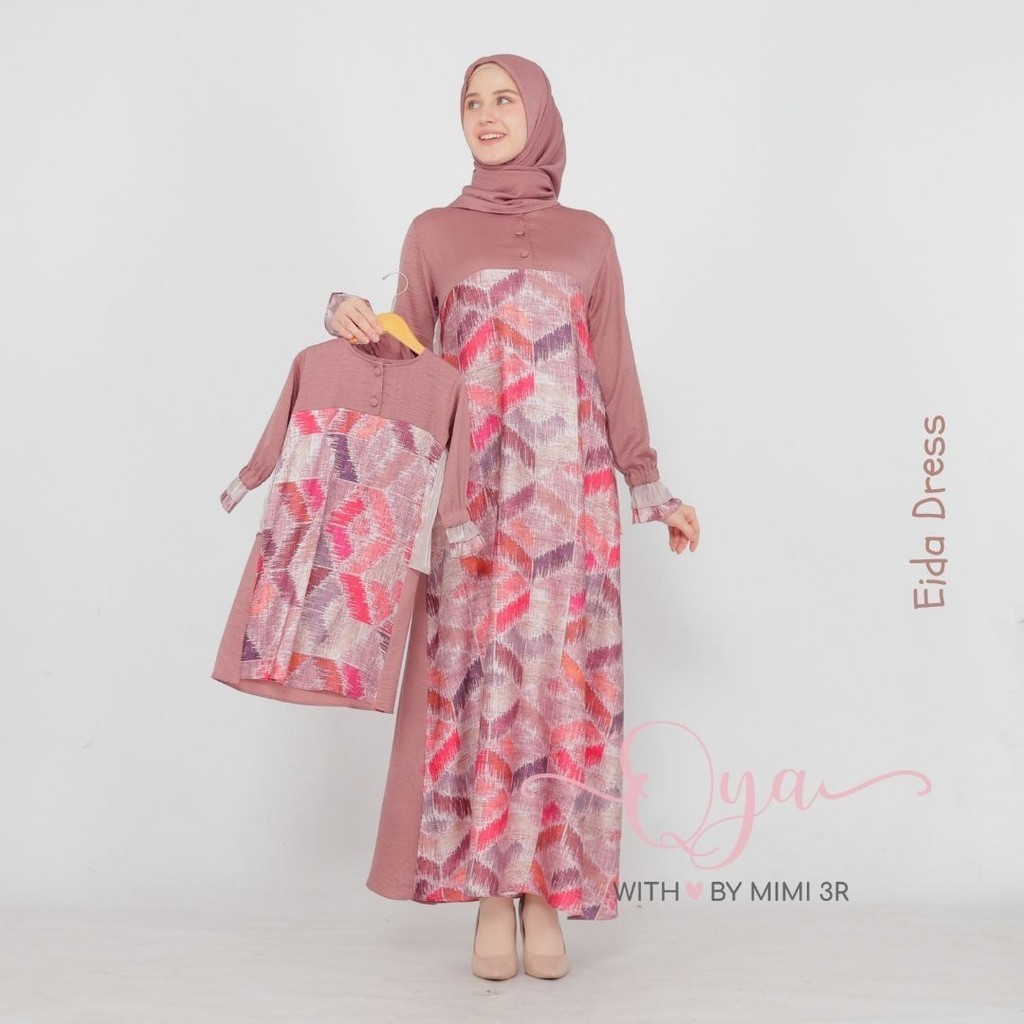 Eida Dress ( Mauve ) | Shopee Philippines
