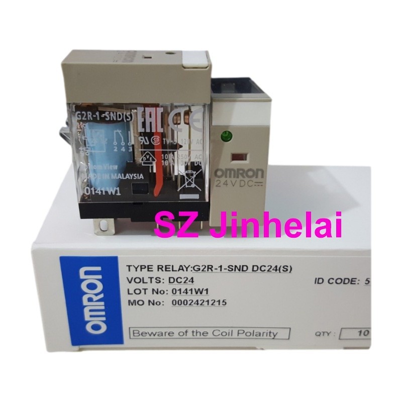 10pcs Omron G2R-1-SND DC24(S) Authentic Original Intermediate Relay G2R-1-SND(S) 24VDC | Shopee ...