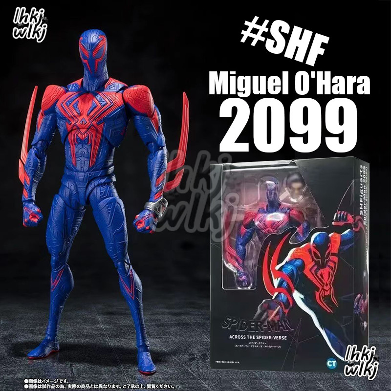 SpiderMan 2099 Across The Spider Verse Shf Miles Morales Gwen Stacy ...