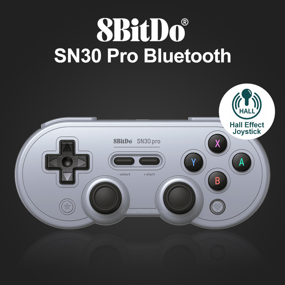 8Bitdo SN30 Pro Bluetooth Controller Wireless Gamepad Upgraded Hall Effect Joysticks for ...