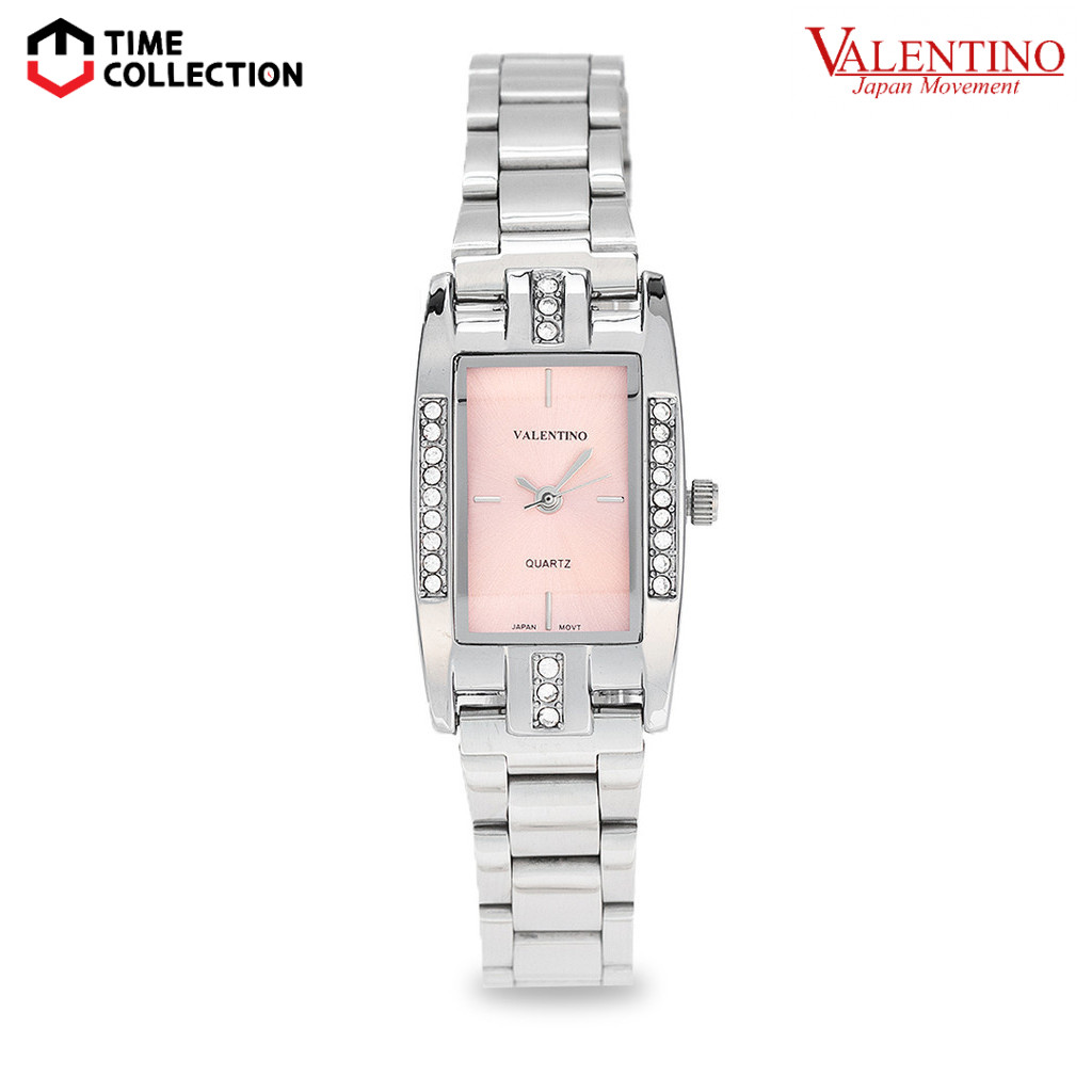 Valentino 20122384-Pink Dial Analog Stainless Steel Strap Watch For ...