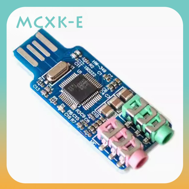 CM108 USB Sound Card Module Free Driver for Laptop Computer External ...