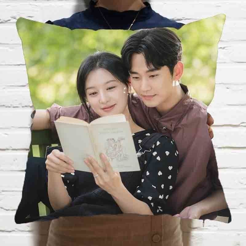 Queen of Tears Kim Ji Won Kim Soo Hyun of Poster Bolster Cushion Afternoon Nap Pillow Doll Hong ...