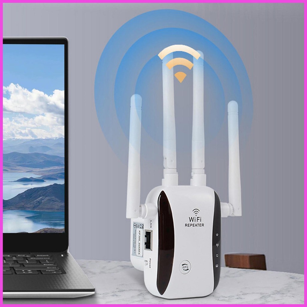 WiFi Signal Booster for Home WiFi Signal Extender Booster 1200Mbps Dual ...