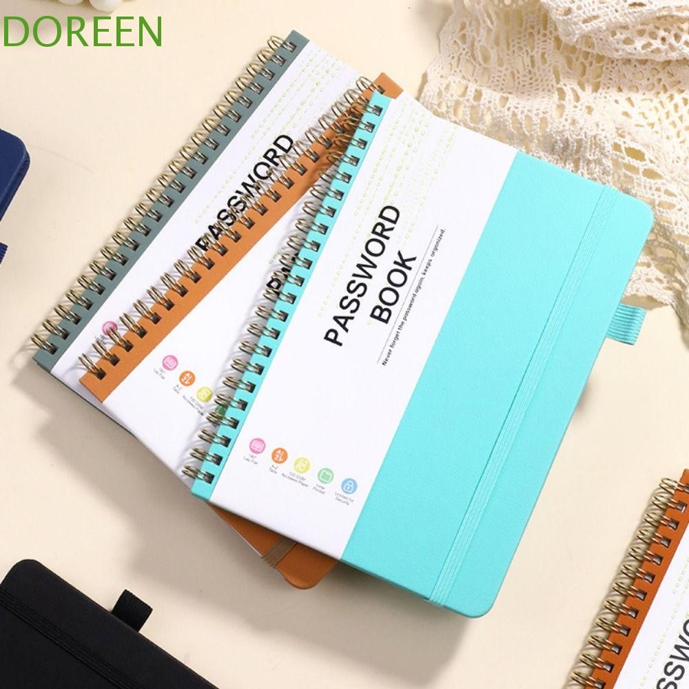 DOREEN Pocket Password Keeper Book, With Alphabetical Tabs A6/B6 Size ...