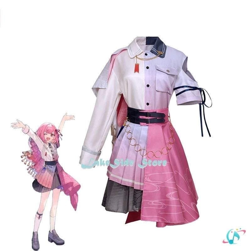Otori Emu Tenma Saki Akiyama Mizuki Momoi Airi Cosplay Costume Pink ...