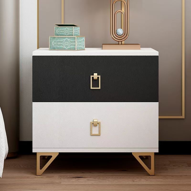 European bedside table with drawers metal bedroom side table bedside ...