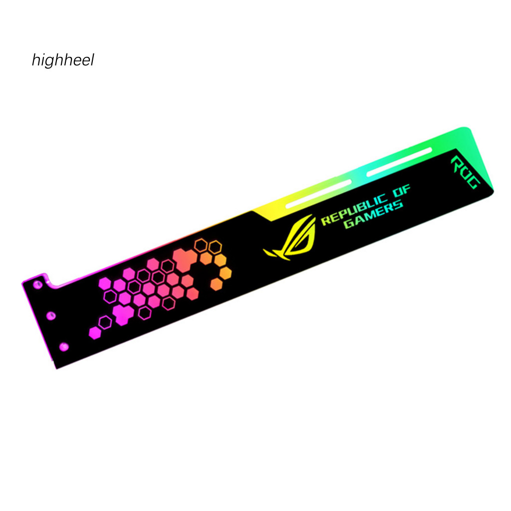 【COD】 Graphics Card Bracket Luminous Strong Structure RGB 12-color LED ...