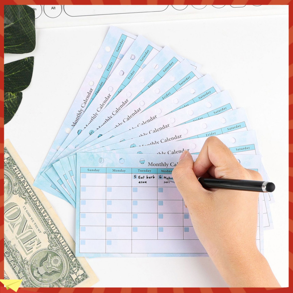 GH| A6 Loose-leaf Notebook Replacement Core Accessory Kit A6 Budget ...