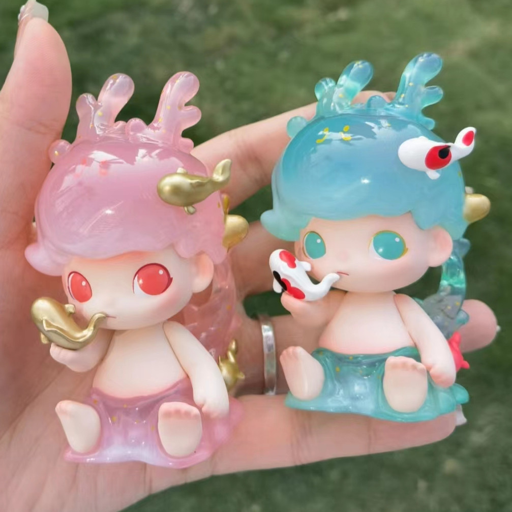 [Genuine] PopMart Loong presents the treasure series blind box special ...