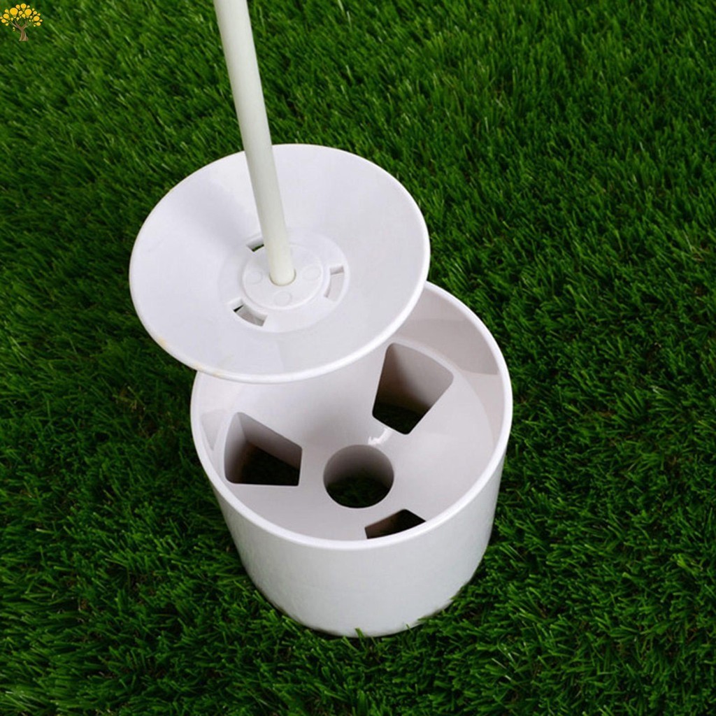 Backyard Practice Golf Hole Pole Cup Anti-Rust Putting Green Flags Hole ...
