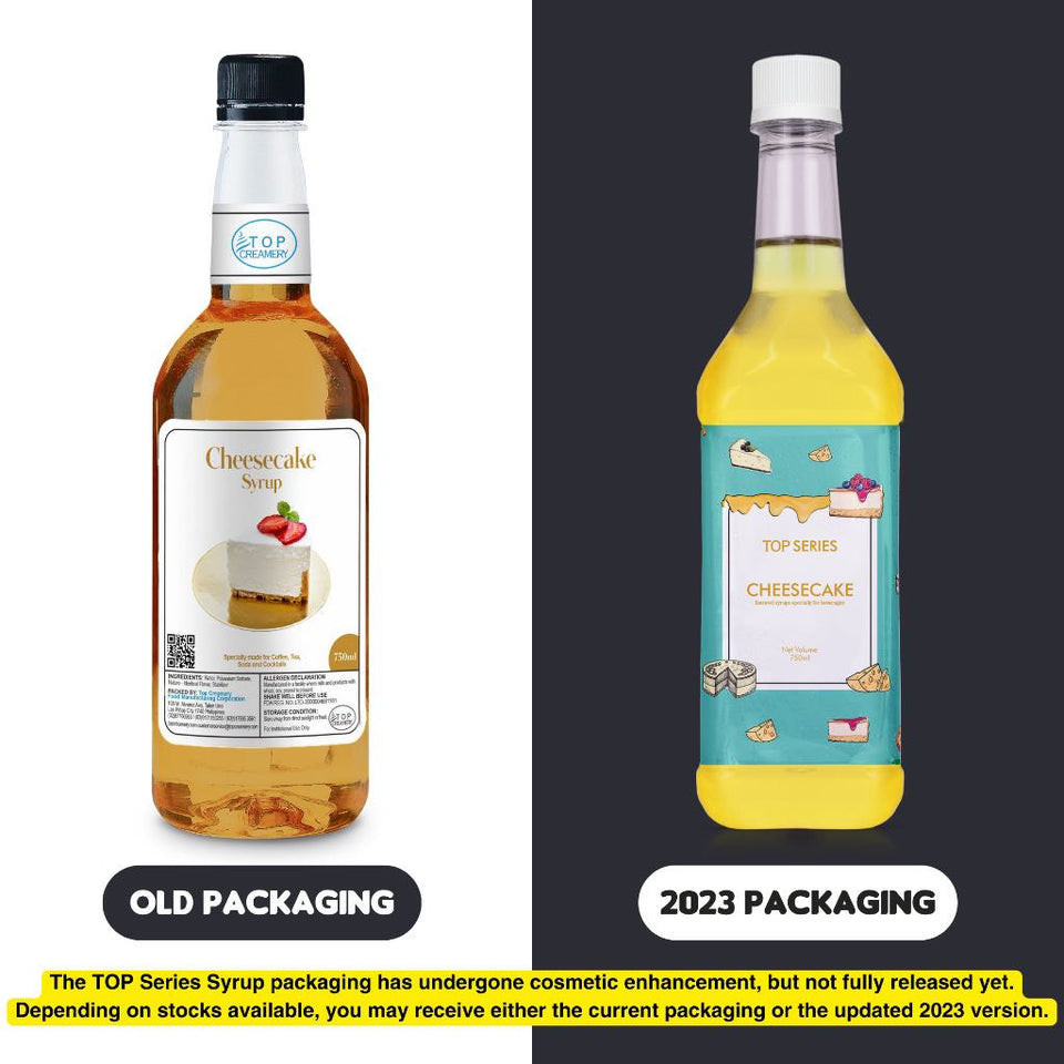 Top Series Cheesecake Syrup 750 ML | Shopee Philippines
