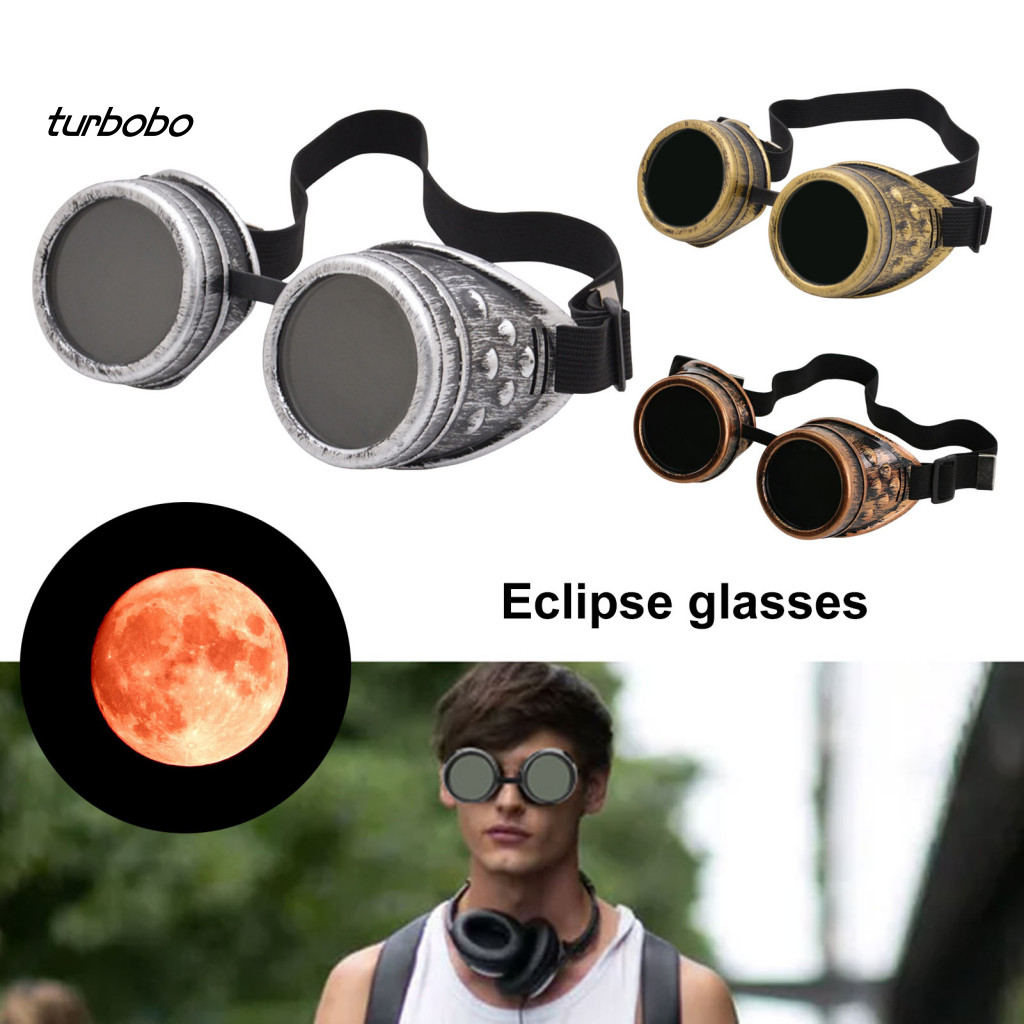 turbobo Solar Viewing Glasses Steampunk Solar Eclipse Glasses for Safe ...