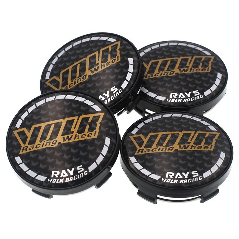 CarDIY 4pcs 60mm Car Sportrim Sport Rim Wheel Cap Rays Volk Racing ...
