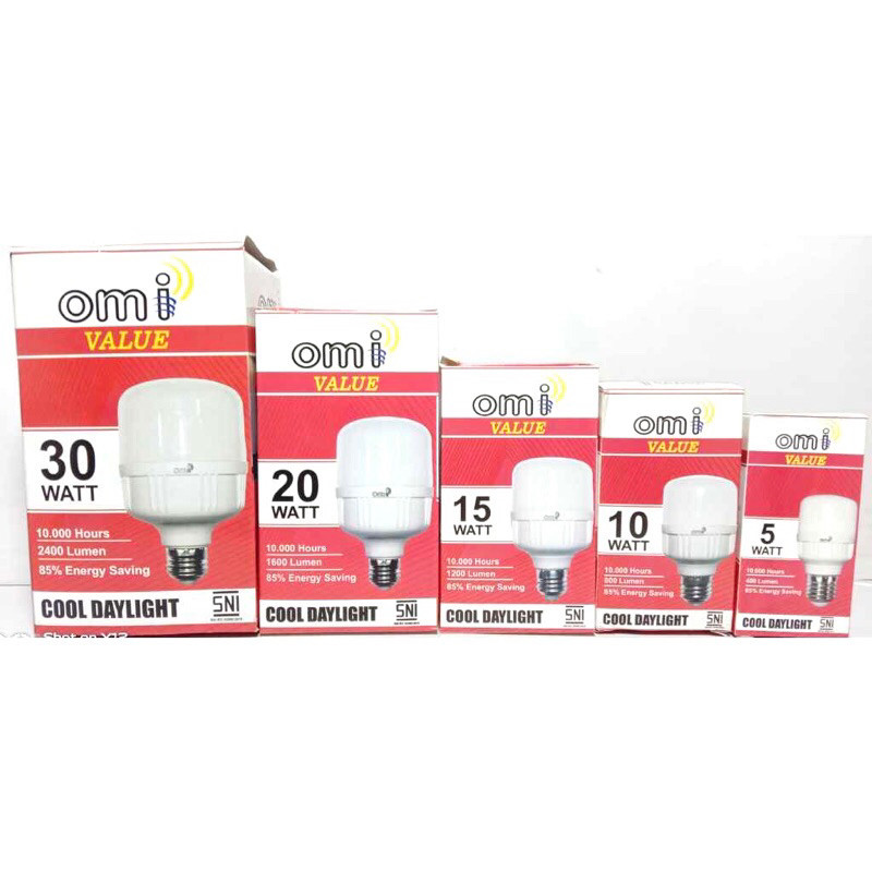 Omi Value Capsule Lamp 5 Watt - 10 Watt - 15 Watt - 20 Watt - 30 Watt LED Capsule | Shopee ...