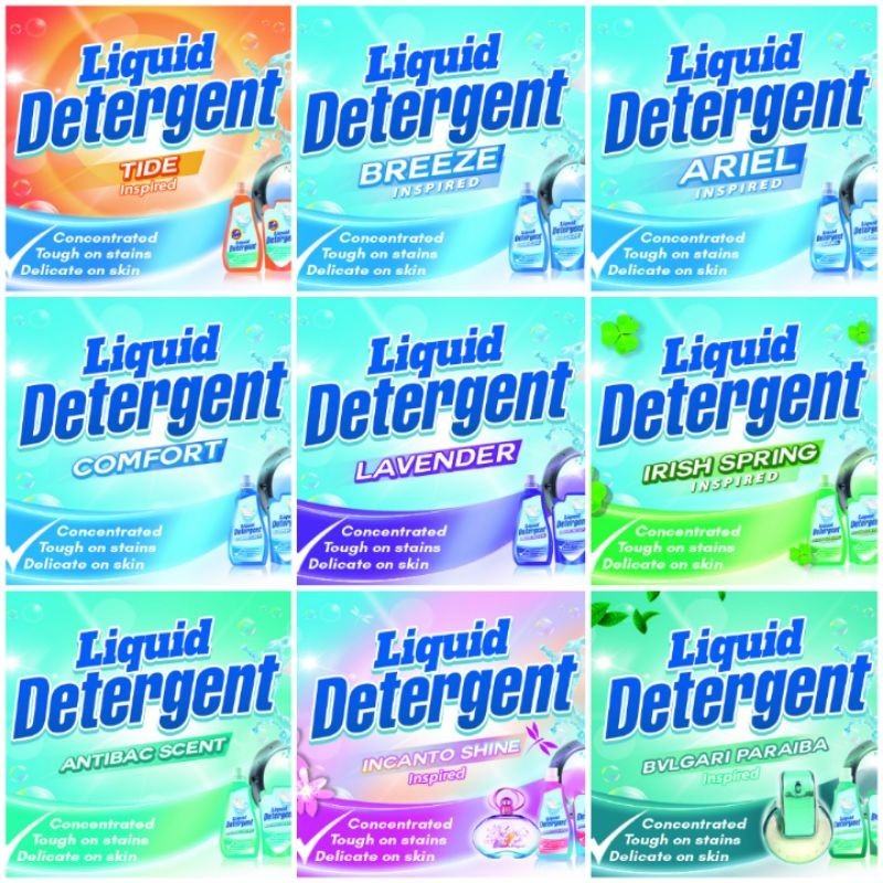 sticker label (LIQUID DETERGENT) | Shopee Philippines