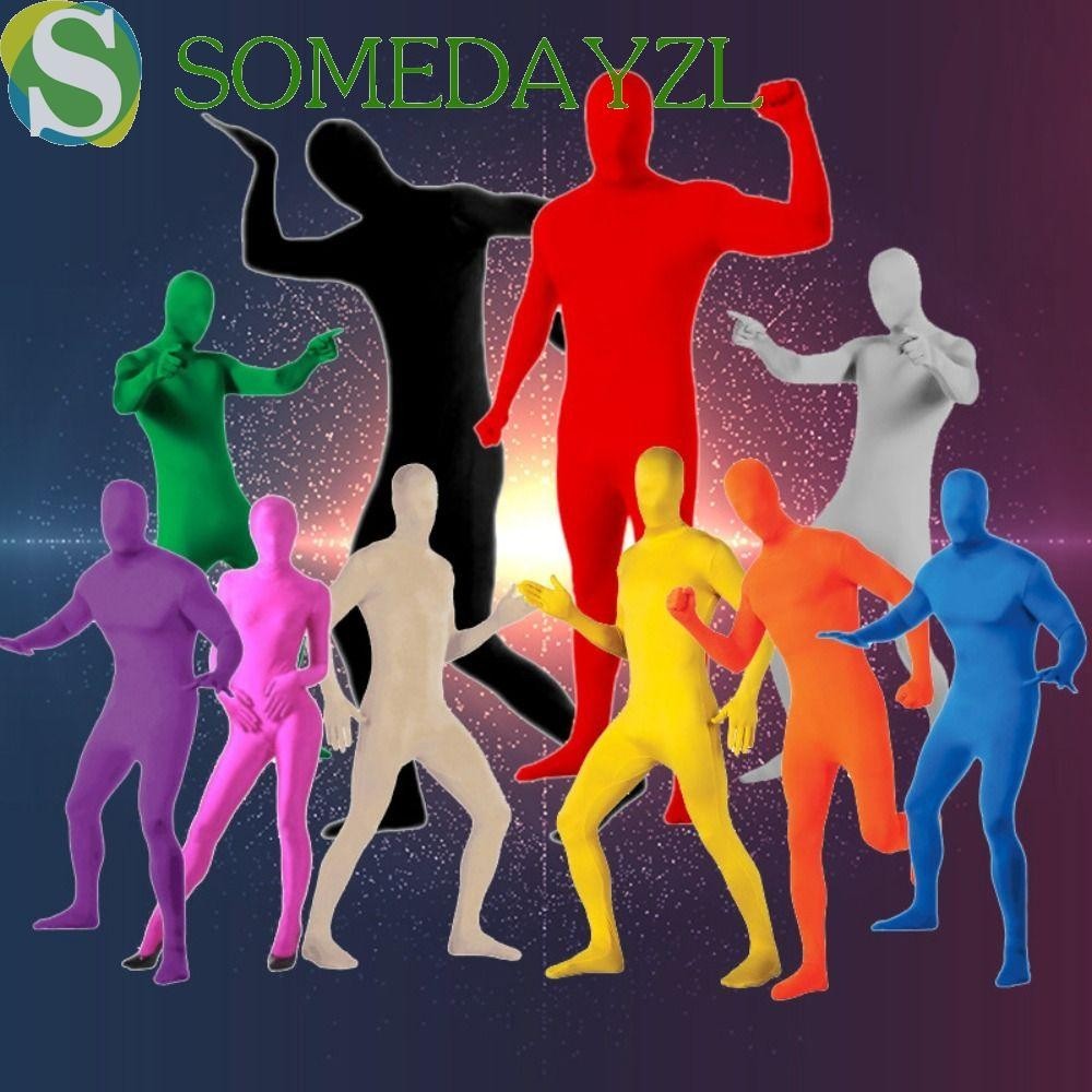 SOMEDAYZL Kid Adult Zentai, Invisibility Cloak Spandex Suit Full Body ...