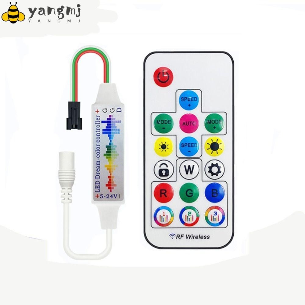 YANGMJ Music Led Controller, Addressable DC5-24V Led Strip Light, DC ...