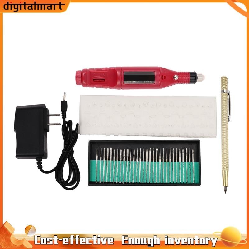 Electric Mini Engraver Pen Mini Diy Engraving Tool Kit For Metal Glass ...