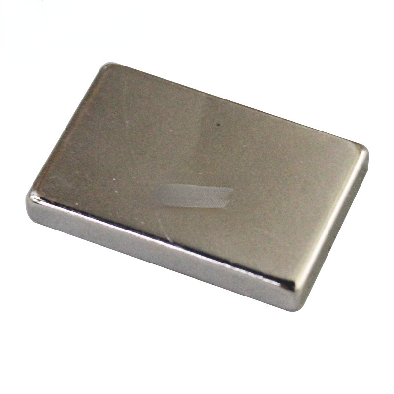 Strong Rectangular Magnet Sheet 30 x 20 x 5 mm, Thin Magnetic Strip ...