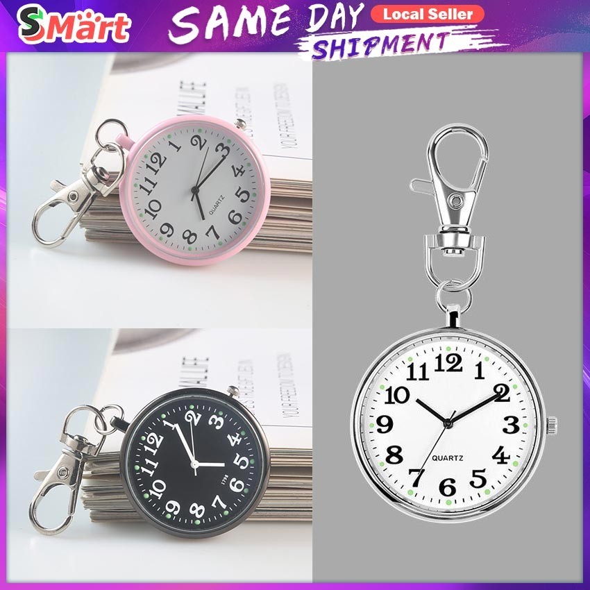 Pocket Watches Quartz Watch Big Dial For Unisex Women Mens Nurse ...