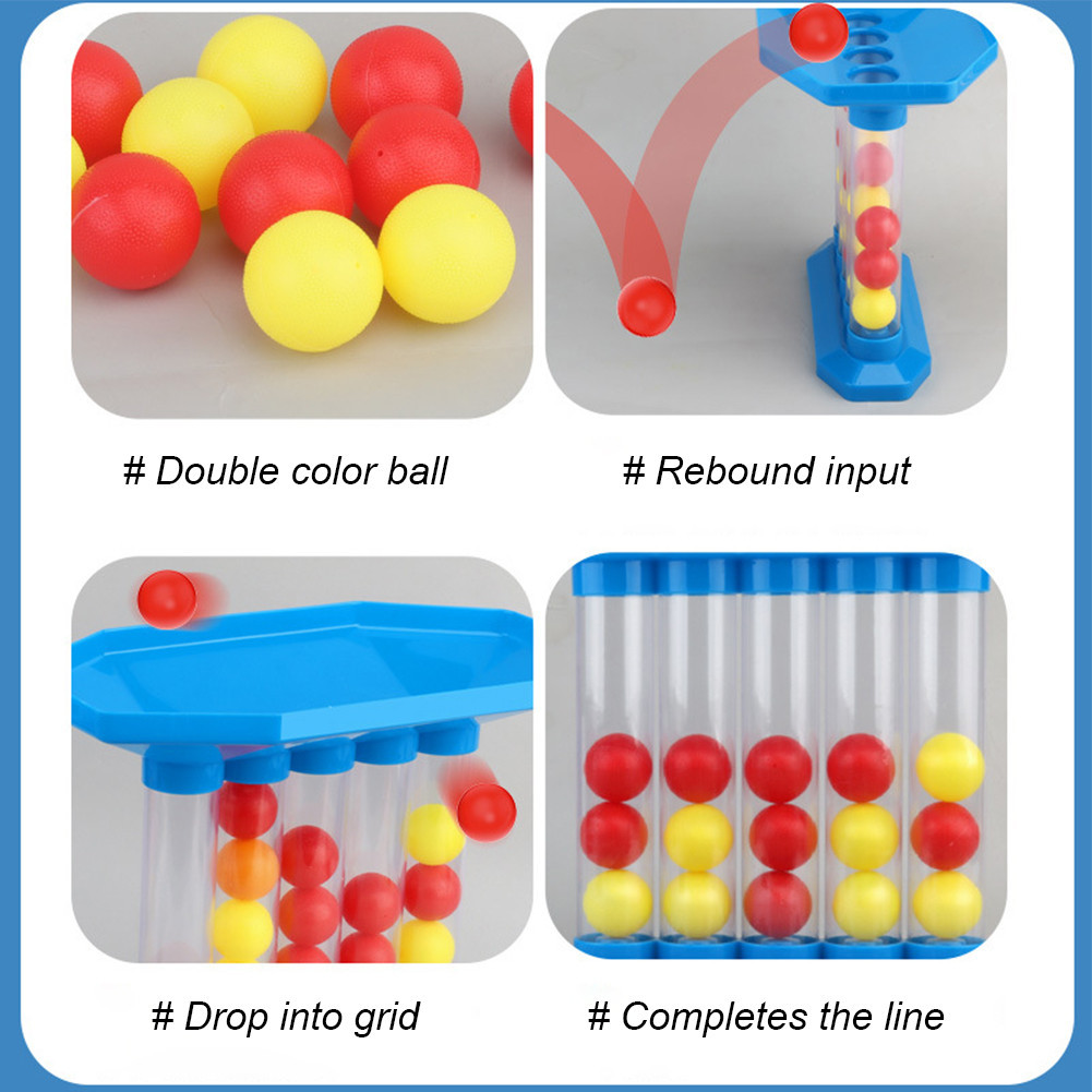 Bouncing Balls Board Game 2-4 Players Bouncing Ball Game Table Jumping ...