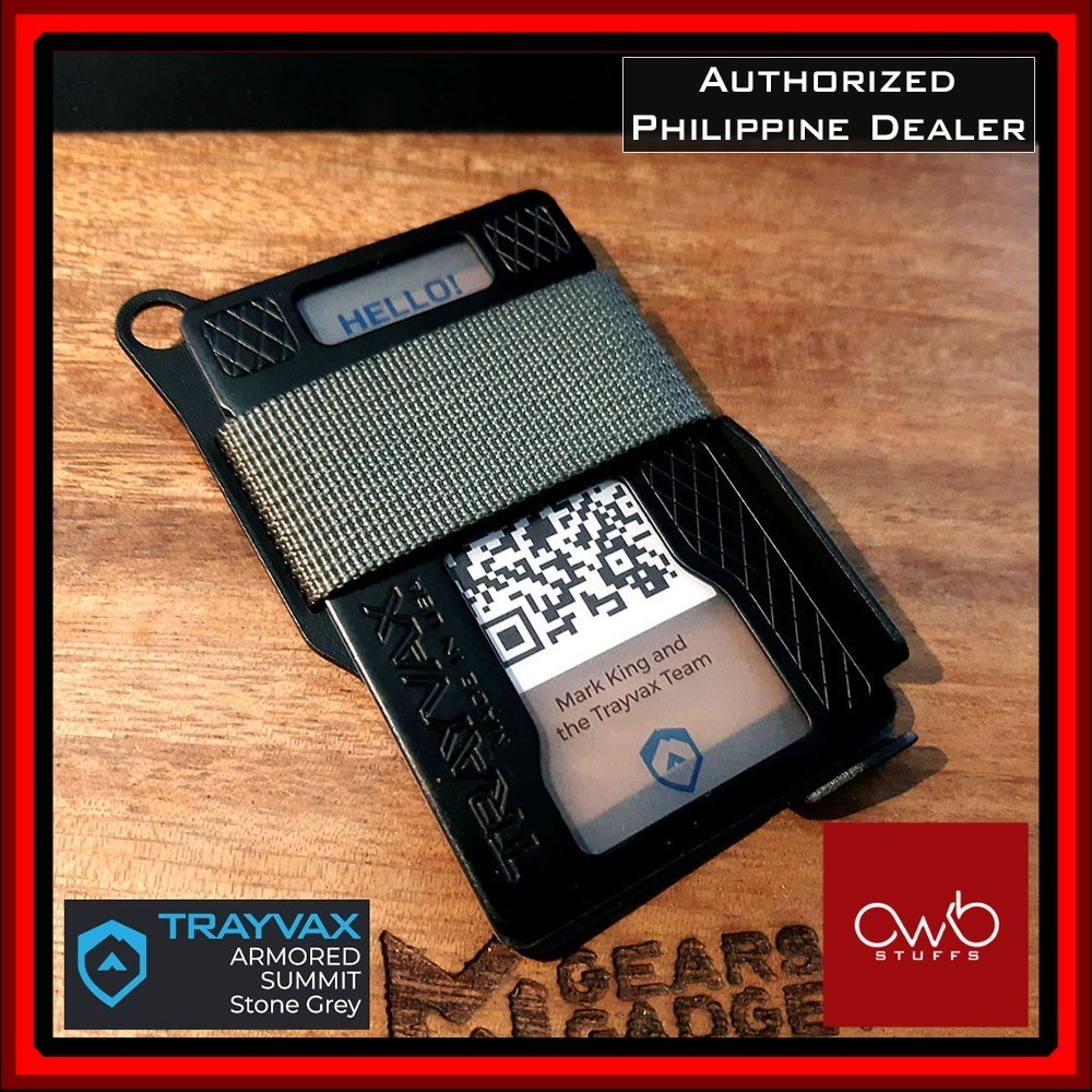 Trayvax - Armored Summit Wallet - Stone Grey | Shopee Philippines