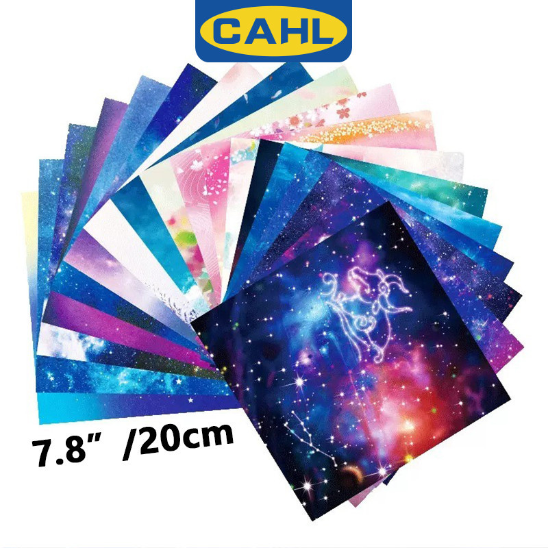 Double Sided Origami Paper 50sheets/set for Kids & Grown-ups 7.8x7.8 ...