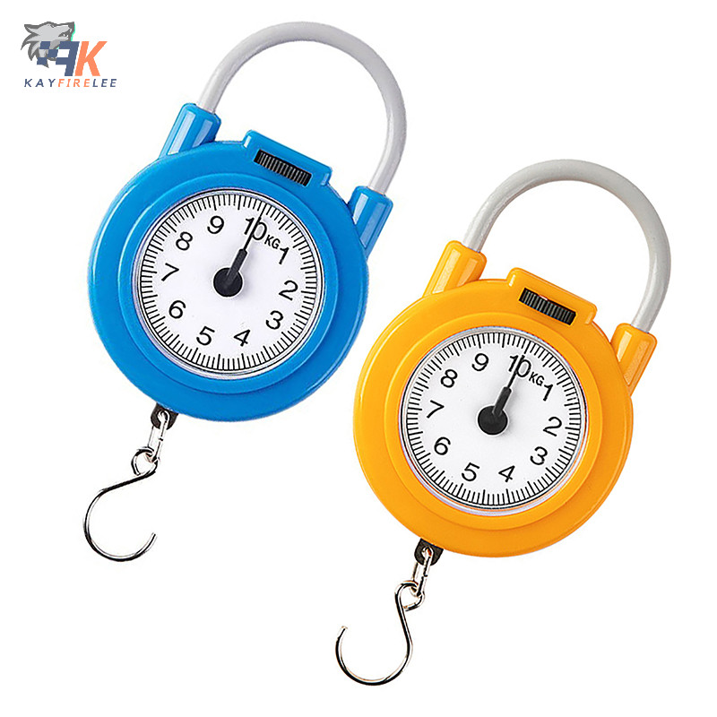 (KFL) 10kg Portable Hanging Mechanical Scale Fish Luggages Kitchen ...