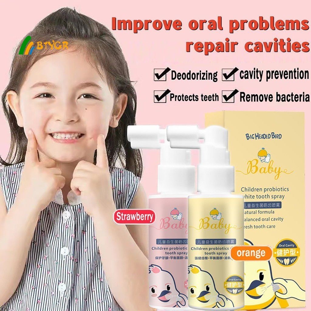【Fast delivery】 Baby Probiotic Tooth Spray 1-12 Years Old Repair ...