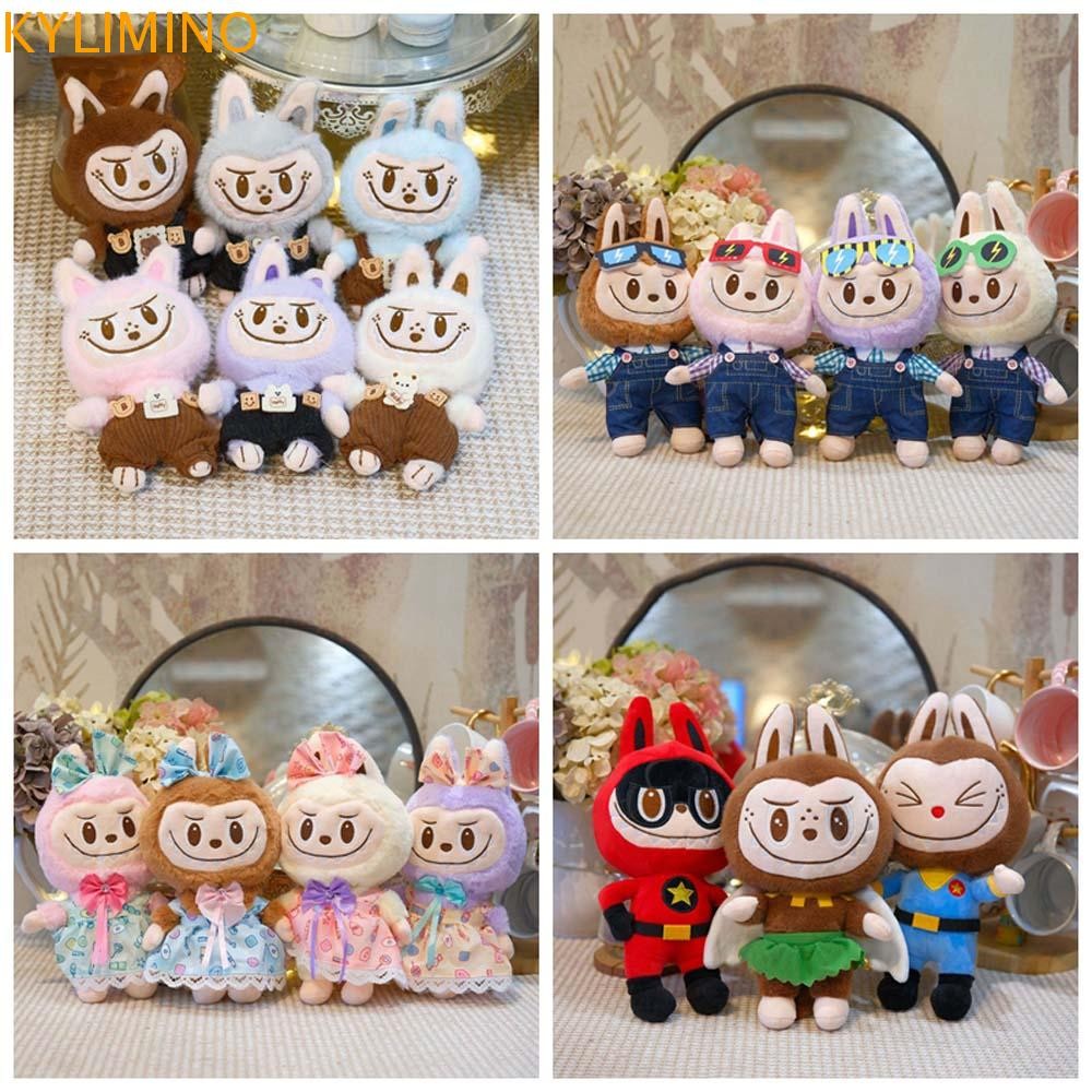 KYLIMINO Labubu Plush Stuffed Doll, Car Keyring Decorations Labubu ...