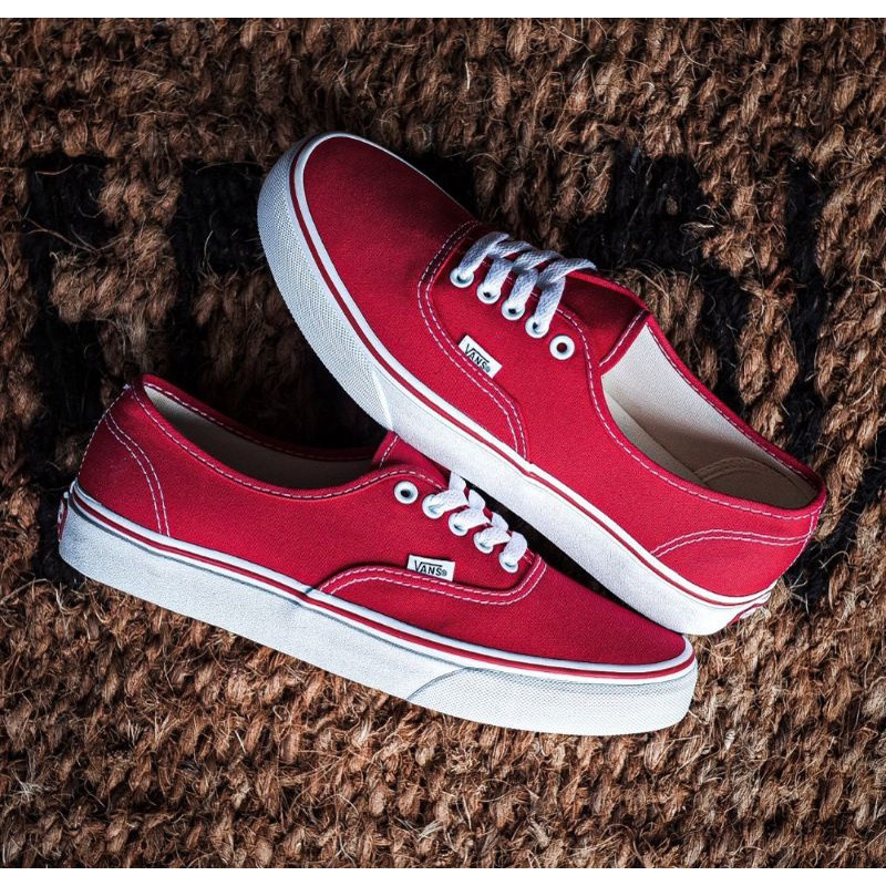 Vans Authentic Classic Red Chilli | Shopee Philippines