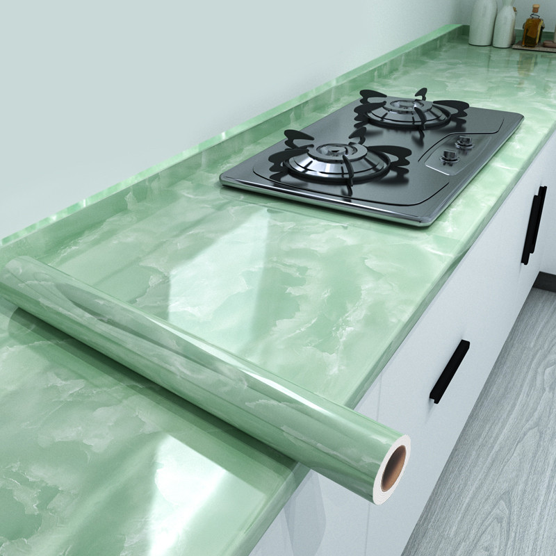 Marble Stickers Kitchen Tile Desktop Waterproof Oilproof C Sticker ...