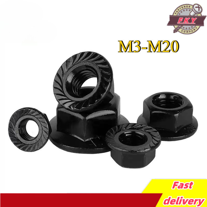 M3/M4/M5/M6/M8/M10/M12/M14/M16/M20 Flange Nuts / Hexagonal Flange Nut ...