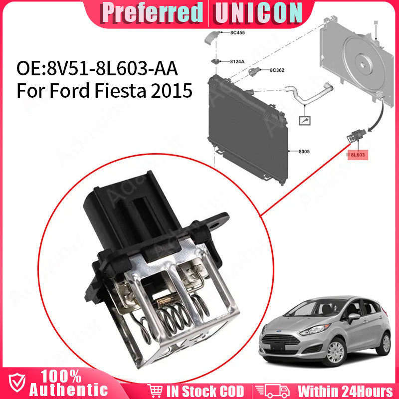 Ford Resistor Block Electronic Fan Module Car Cooling Speed Control ...