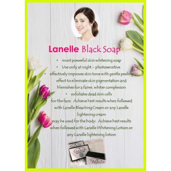 ♞Lanelle Black Soap - Lanelle Skin Care | Shopee Philippines