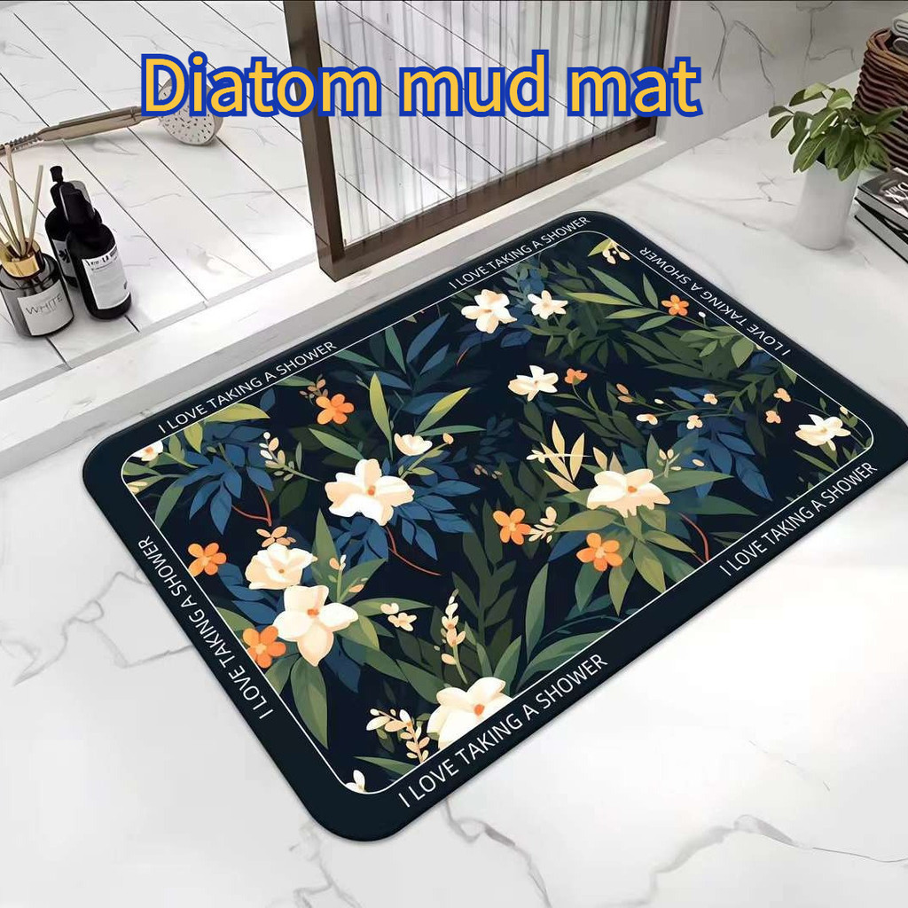 Feather Rabbit Plants Flowers Rounded Rectangle Diatoms Mud Thick Mat ...
